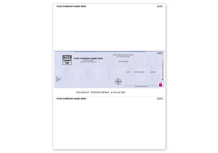 High Security Mid Laser Checks - Multipurpose Personalized Checks - SSLM127