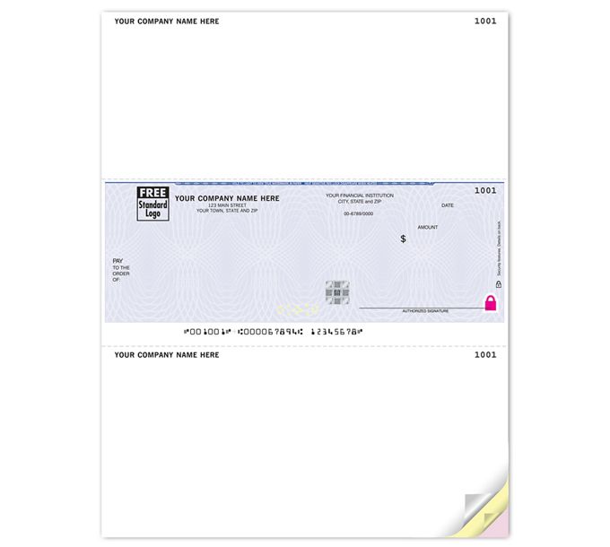 High Security Laser Middle Check - SSLM145 \ Deluxe | Deluxe.com