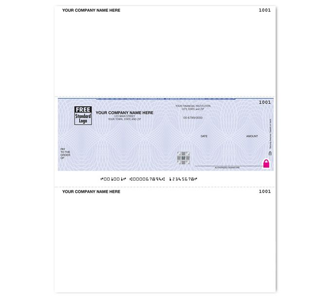 Laser High Security Mid Checks - Work w/ Pensoft & More - SSLM151
