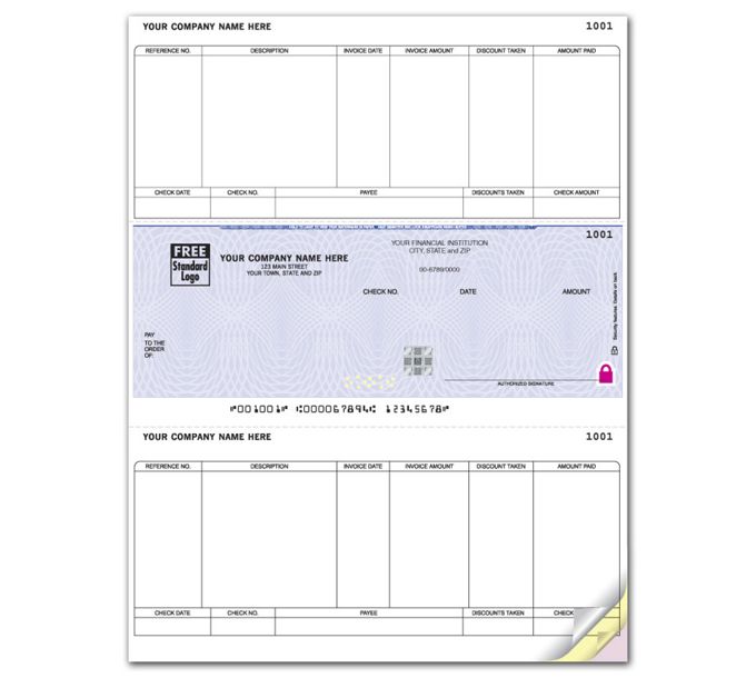 High Security Laser Middle Check - SSLM206 \ Deluxe | Deluxe.com