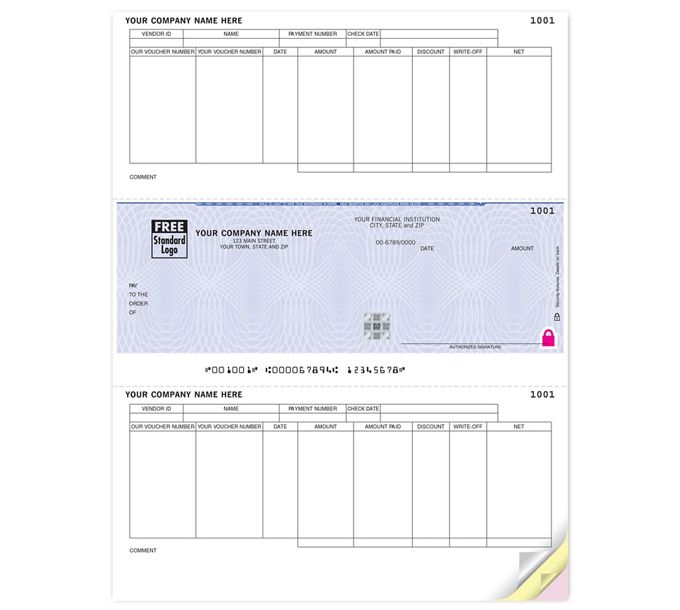 High Security Mid Laser Checks - Work w/ MS Dynamics & More - SSLM231