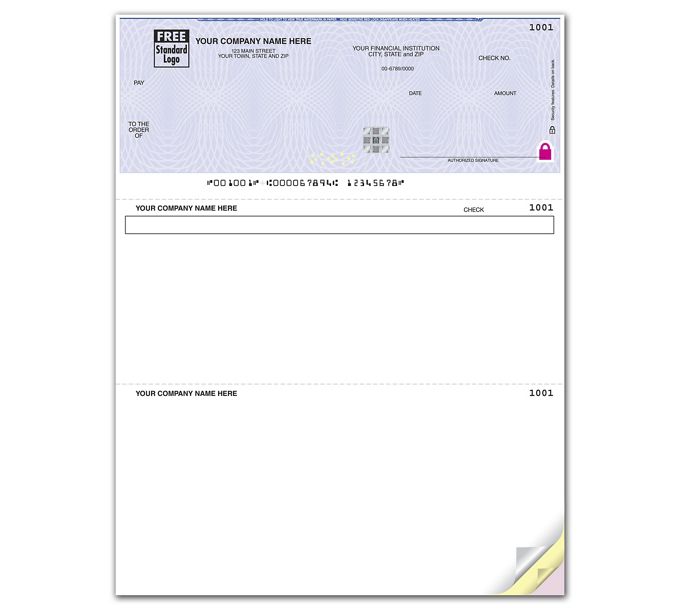 High Security Laser Top Multi-Purpose Check - SSLT115 \ Deluxe | Deluxe.com